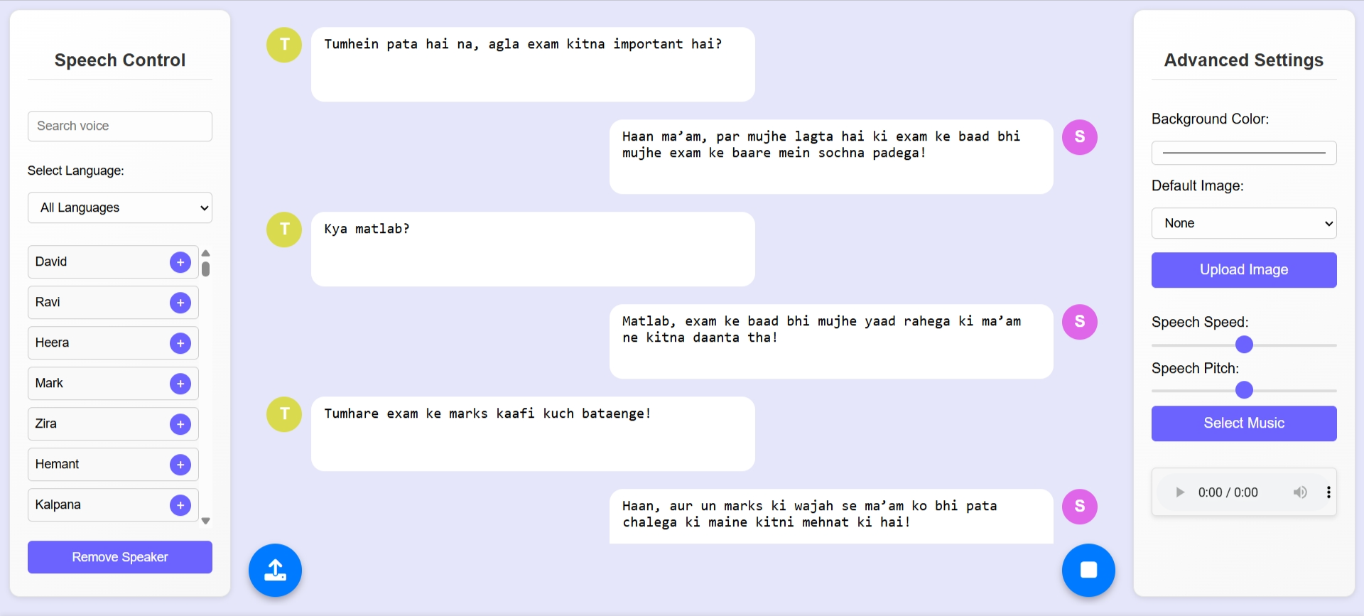Text to speech Conversations - Logic Tone